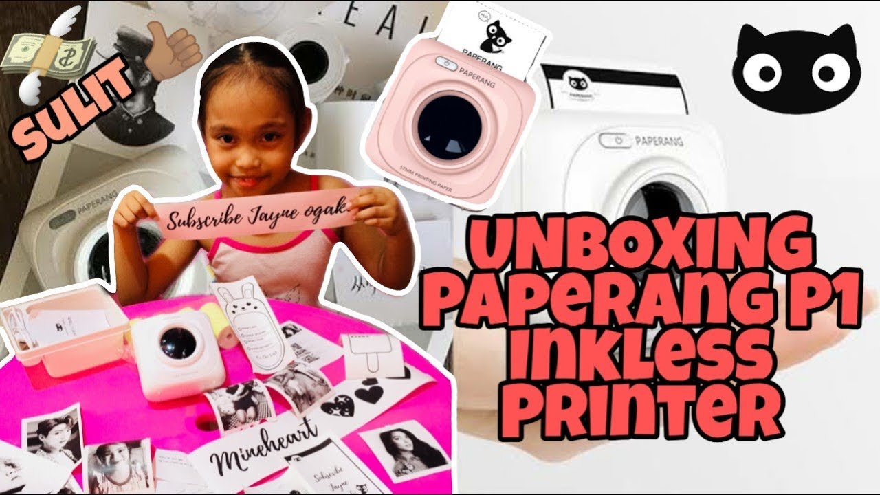 UNBOXING/REVIEW PAPERANG P1 PORTABLE INKLESS PRINTER | Philippines 2019 ...