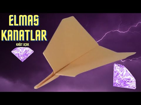 Elmas Kanatlar Kağıt Uçak Nasıl Yapılır? /  Kağıt Uçağınızı Daha Uzun Süre Nasıl Uçurursunuz?
