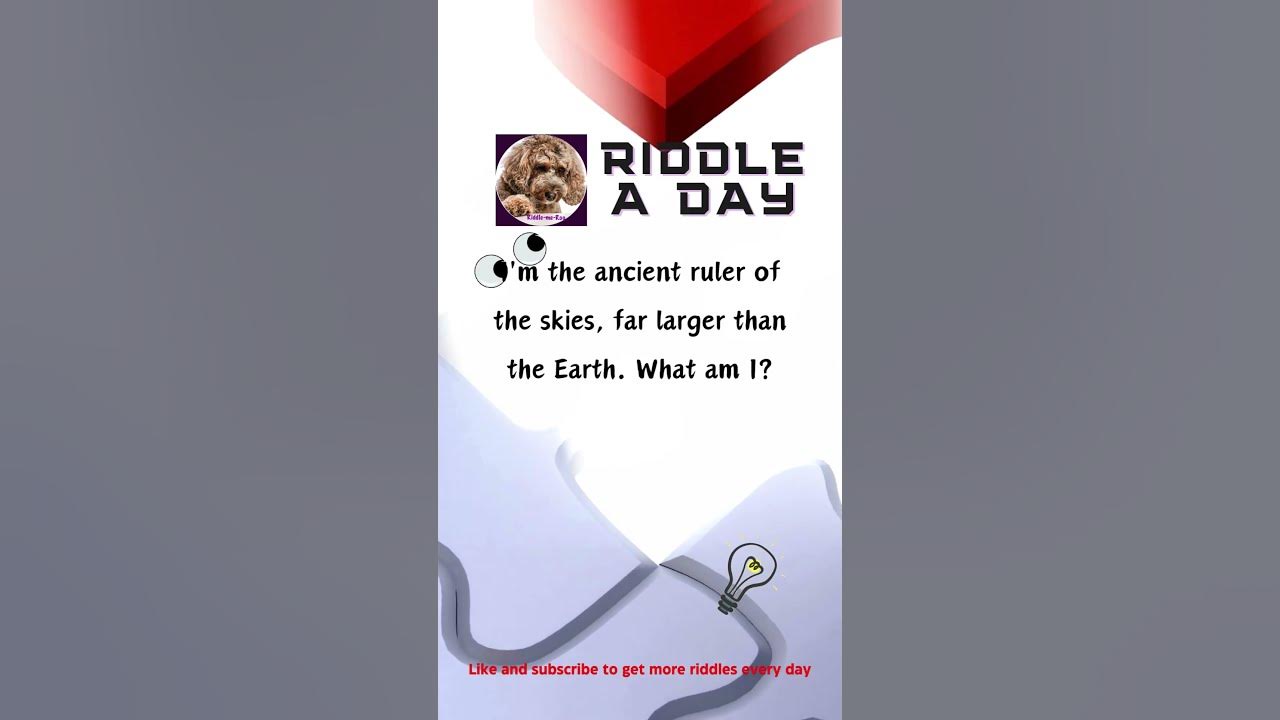 Riddle A Day - YouTube
