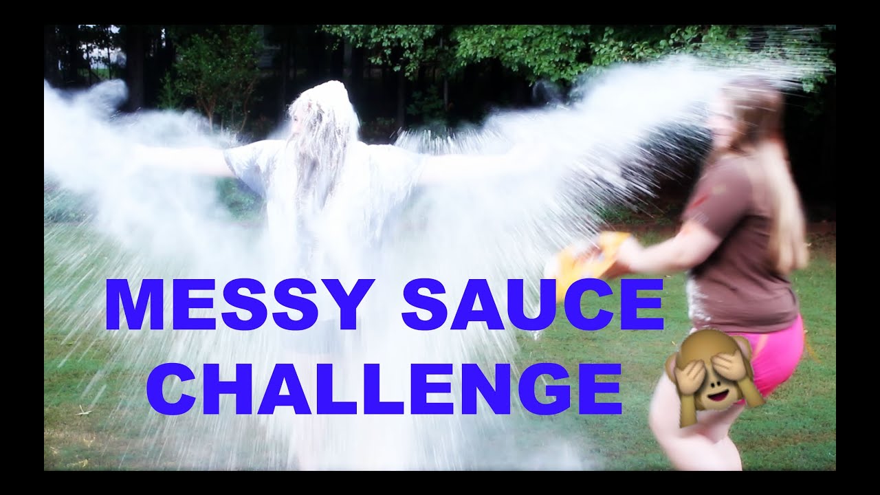 MESSY SAUCE CHALLENGE - YouTube