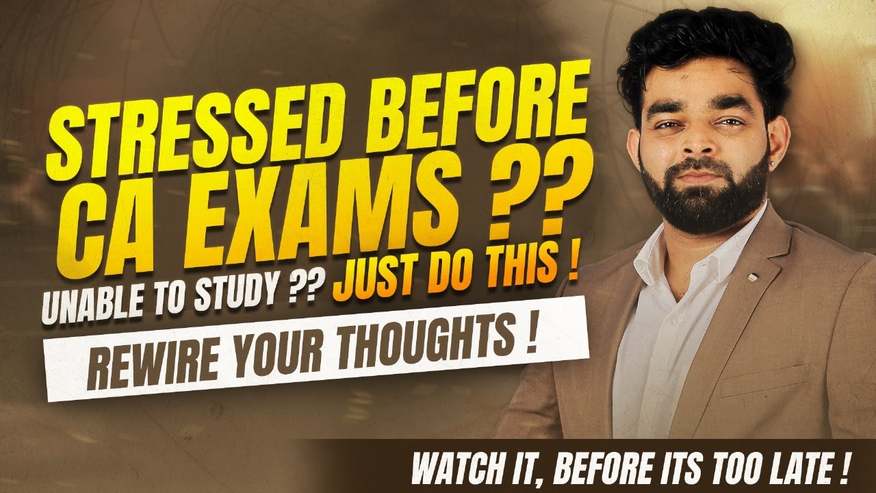 How to STOP OVERTHINKING ?? How to MANAGE STRESS before exams ?? - YouTube