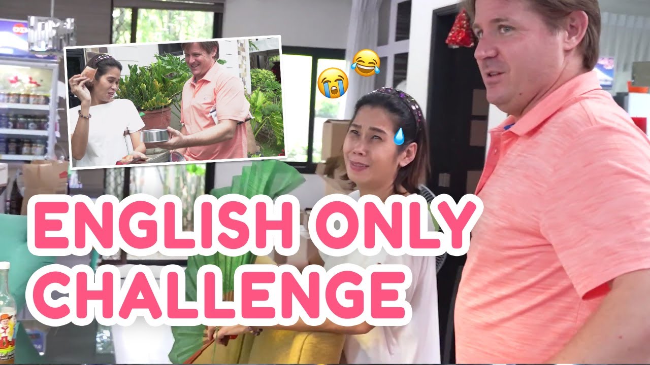 ENGLISH ONLY CHALLENGE (20 PESOS KADA TAGALOG!) | PokLee Cooking - YouTube
