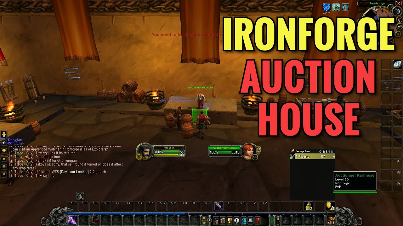 Ironforge Auction House Location (WoW Classic) - YouTube