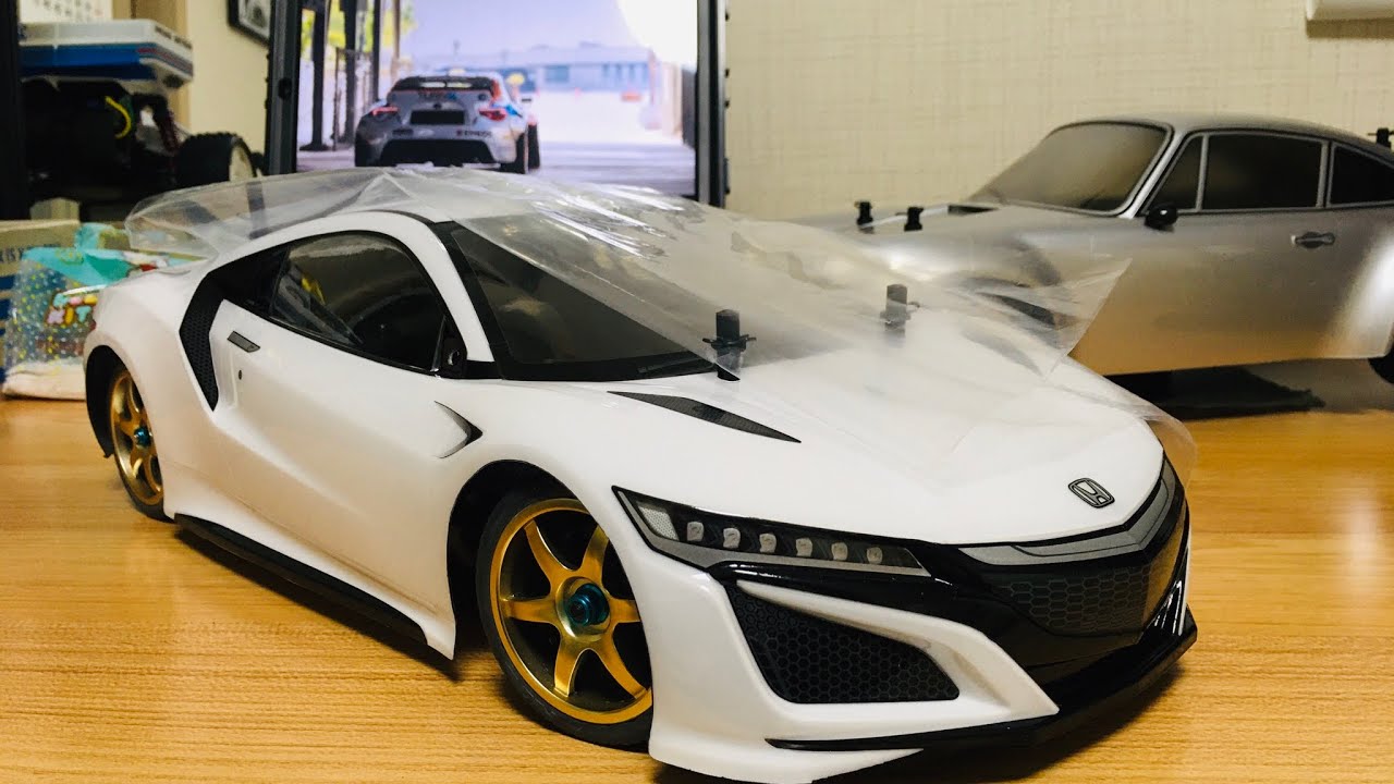 Tamiya RC TT02 New Honda Acura NSX - YouTube