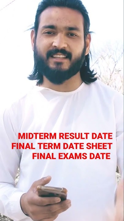 final term date sheet, final term exams, midterm result date , #shorts - YouTube