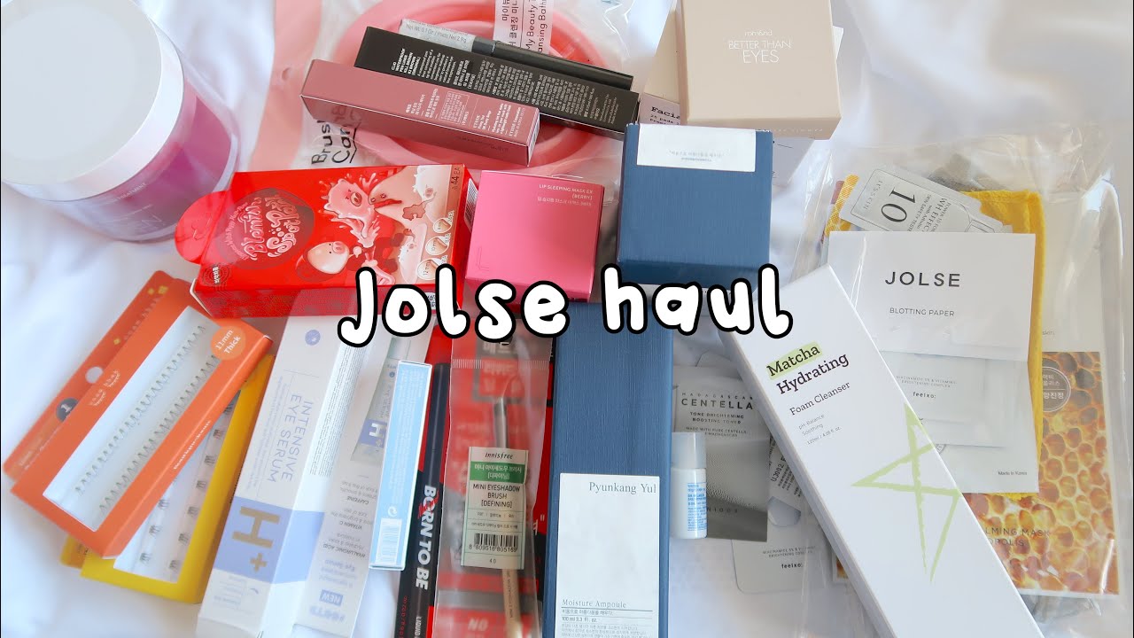 Huge Korean skincare/makeup| JOLSE haul unboxing! - YouTube