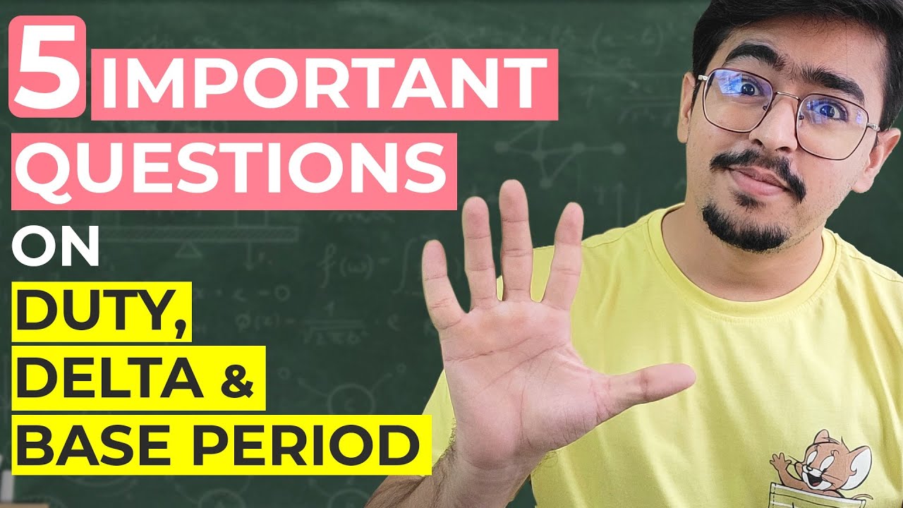 DELTA, DUTY AND BASE PERIOD NUMERICAL - YouTube