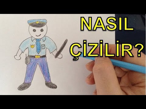 Polis Nasıl Çizilir? - anaokulu etkinlikleri - okul öncesi etkinlikler - easy drawings for kids