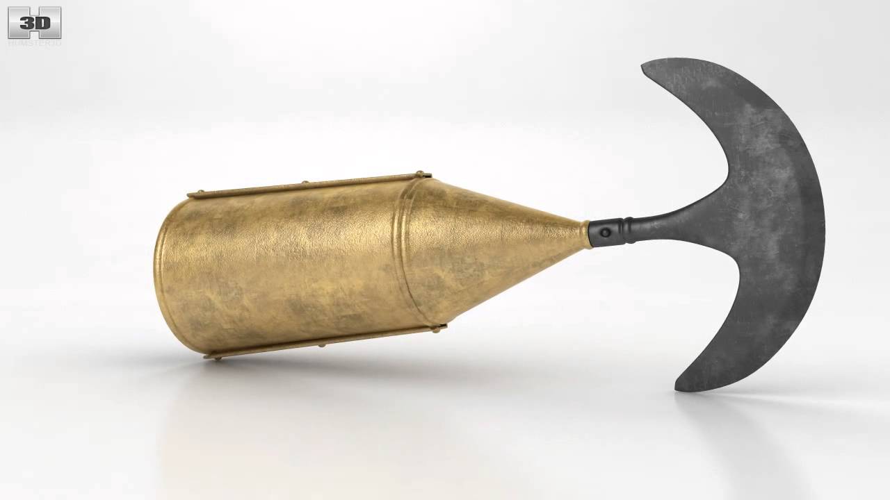 Roman Scissor 3D model by 3DModels.org - YouTube