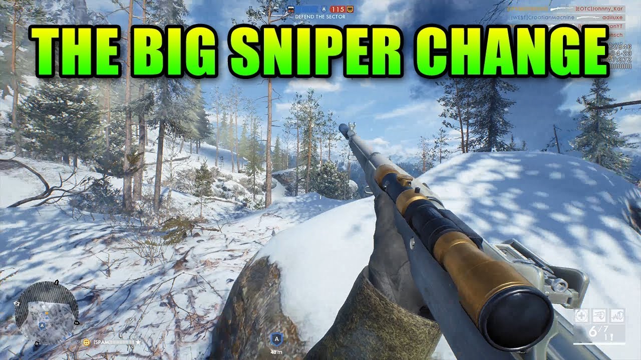 The BIG Sniper Change! Is This The Future Of Battlefield? - YouTube