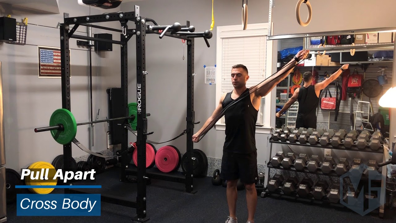 Banded Pull Apart, Cross Body - YouTube