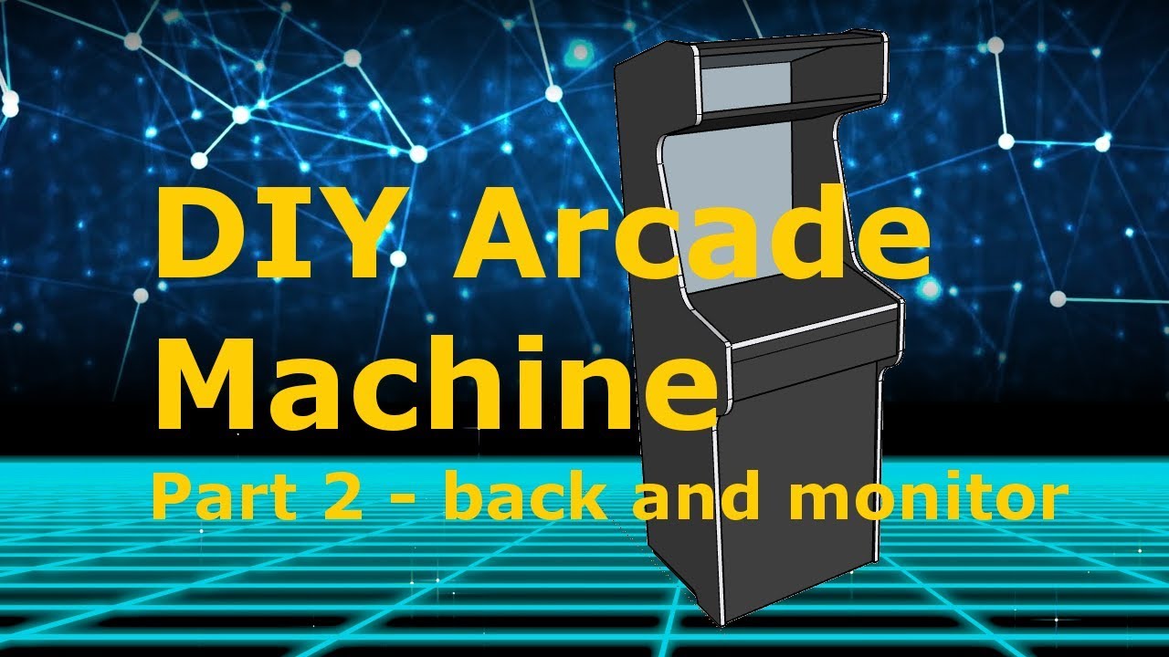 DIY raspberry pi powered Arcade Machine - part 2 - YouTube