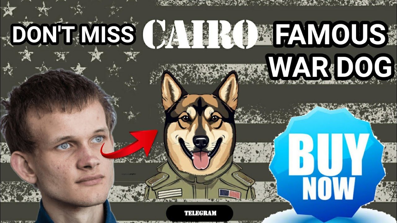 CAIRO | FAMOUS WAR DOG TOKEN! | DON'T MISS IT | COIN GECKO LISTED ...