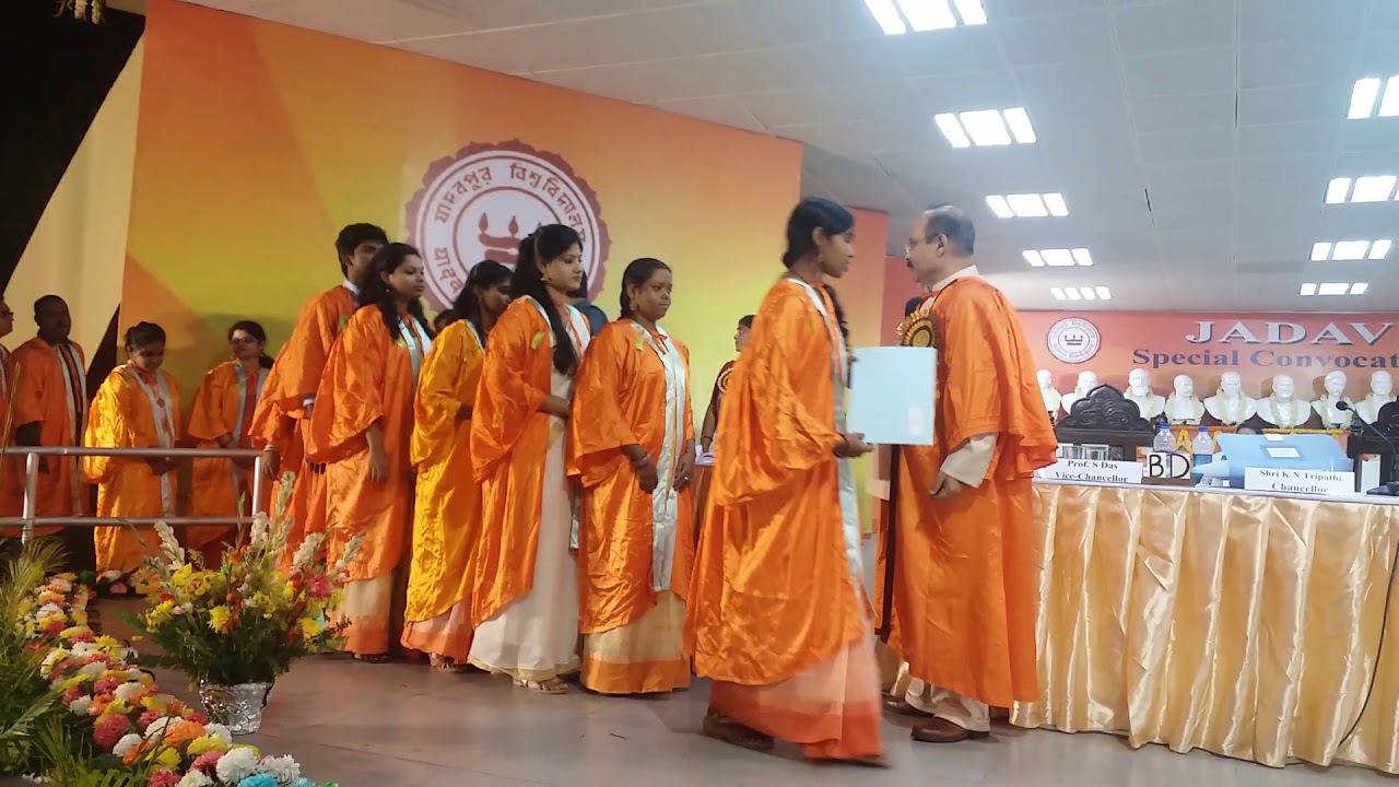 61st CONVOCATION । DEPARTMENT OF SANSKRIT । JADAVPUR UNIVERSITY । - YouTube