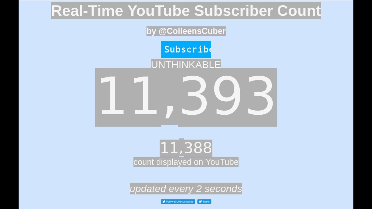 TUTORIAL CONTADOR DE INSCRITOS - YouTube