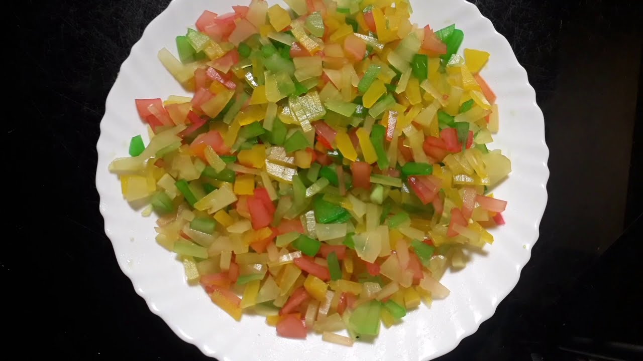 HOME MADE TUTI FRUITI SIMPLE MALAYALAM RECIPE - YouTube