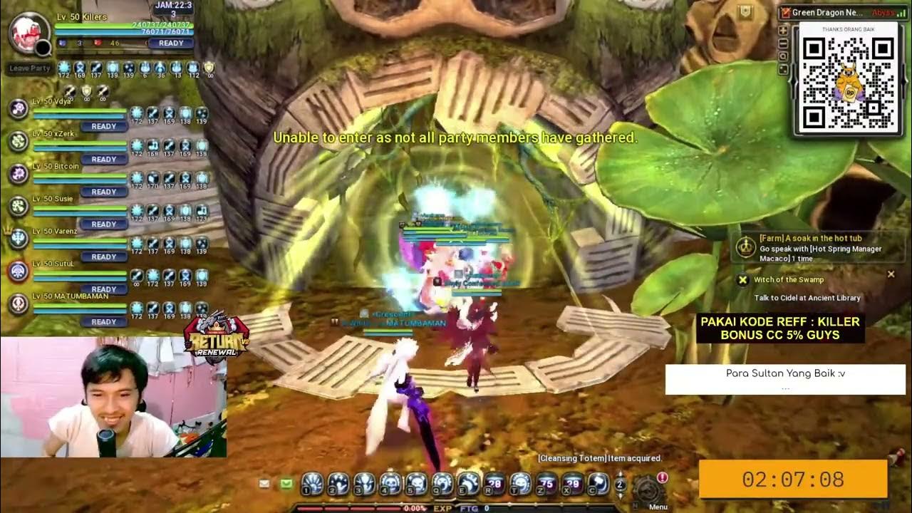 DRAGON NEST RETURN V2 | GREEN DRAGON NEST NORMAL 13 MENIT (GDN) POV BABRBARIAN / MC PART 2 - YouTube