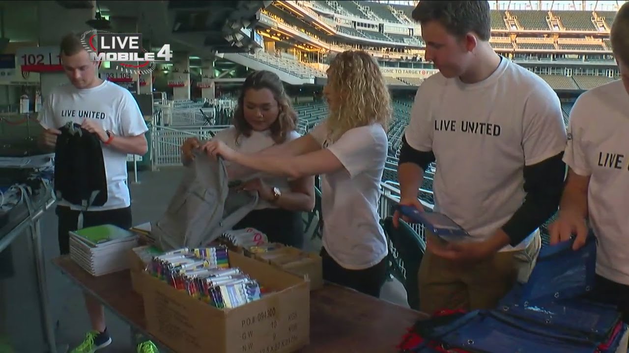 Target Field Hosts 6th Annual United Way Action Day - YouTube