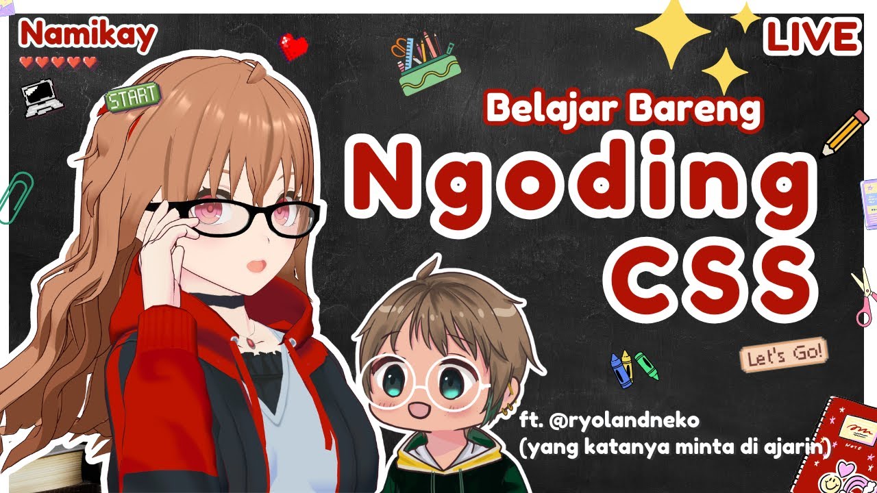 【NAMENGAJAR】Belajar bareng ngoding Livechat CSS #mediashareon - YouTube