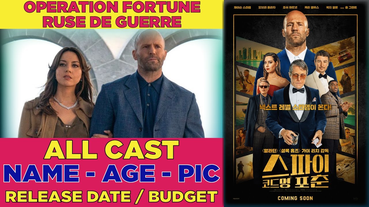Operation Fortune Release Date | Jason Statham | Budget, Cast, Crew ...