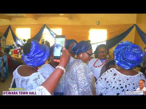 Reception for my dad's burial @ Ifewara Town Hall on Saturday 9th ...