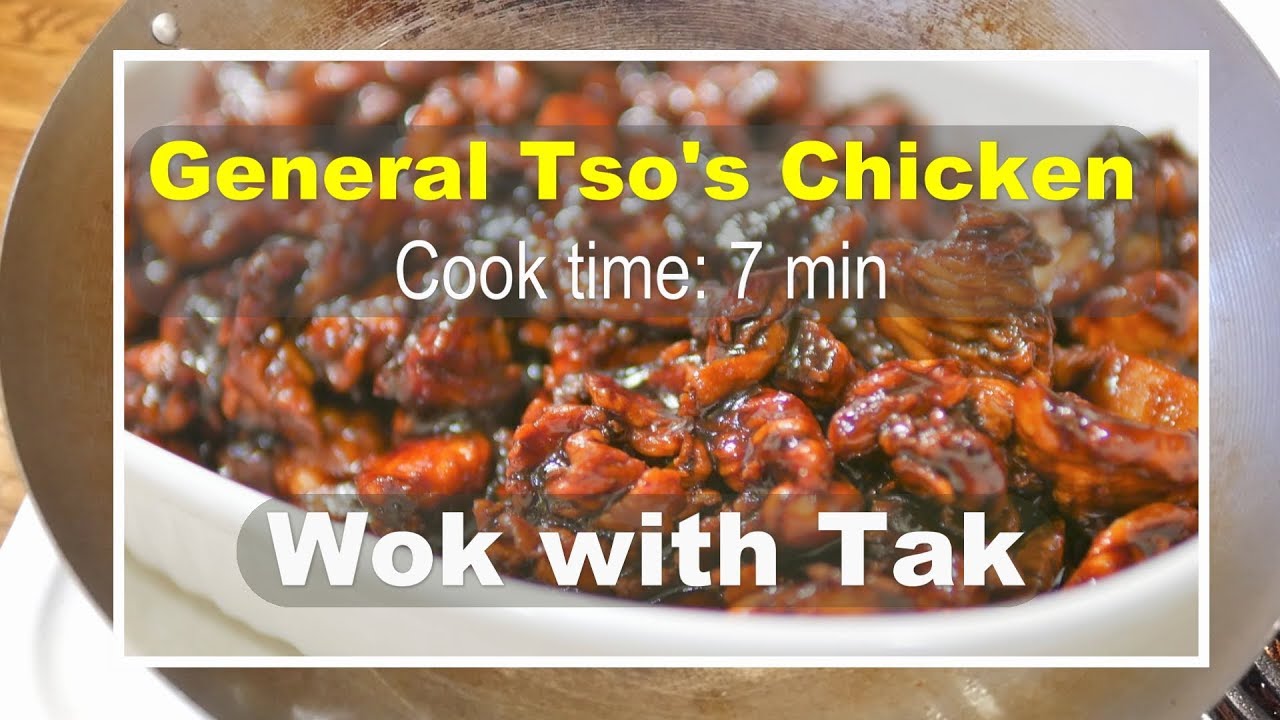 General Tso's Chicken in 7 minutes - Real Time Stir-fry - YouTube