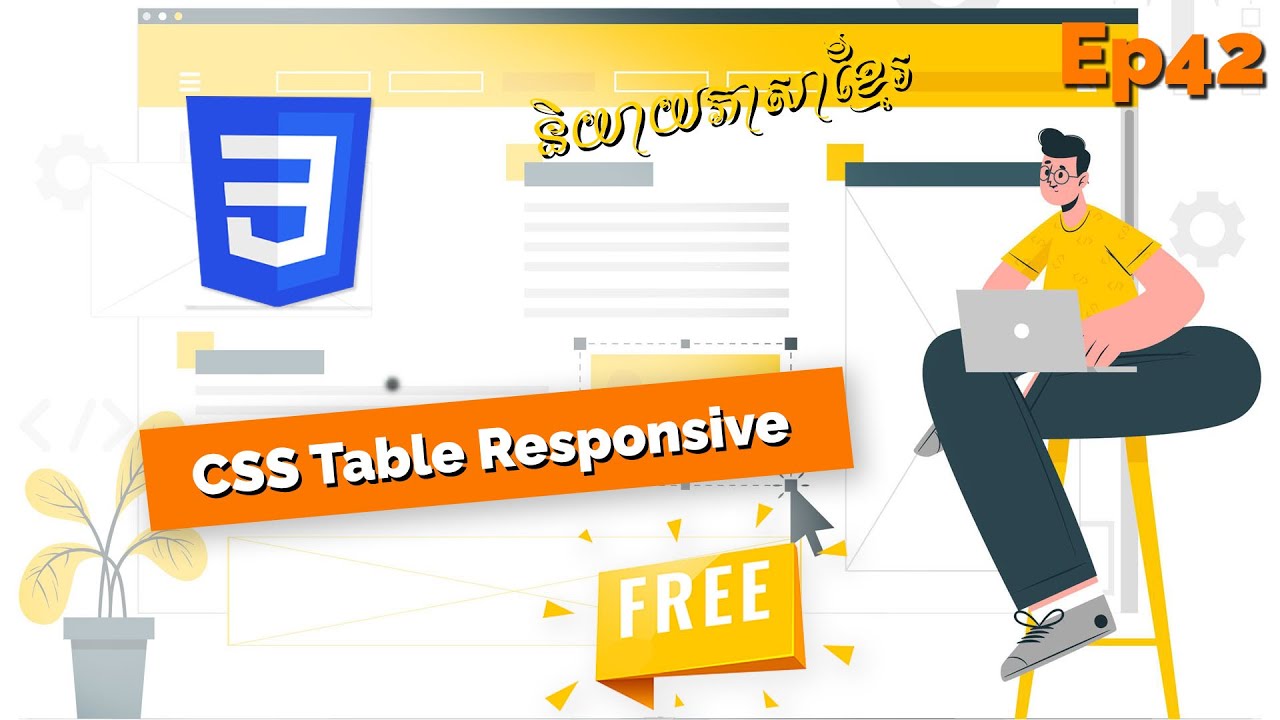 CSS Table Responsive Episode 42 YouTube CSS Table Responsive Episode 42 YouTube