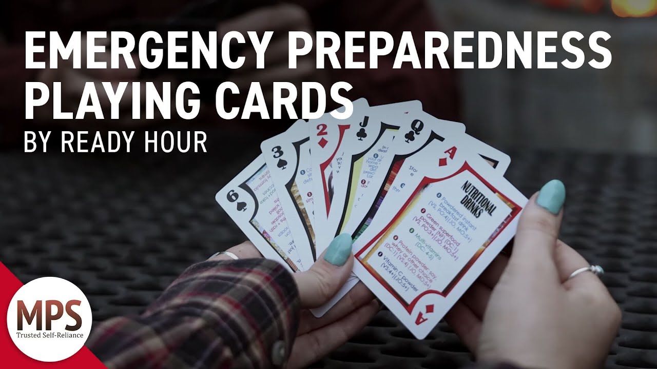 Emergency Preparedness Playing Cards - By Ready Hour - YouTube
