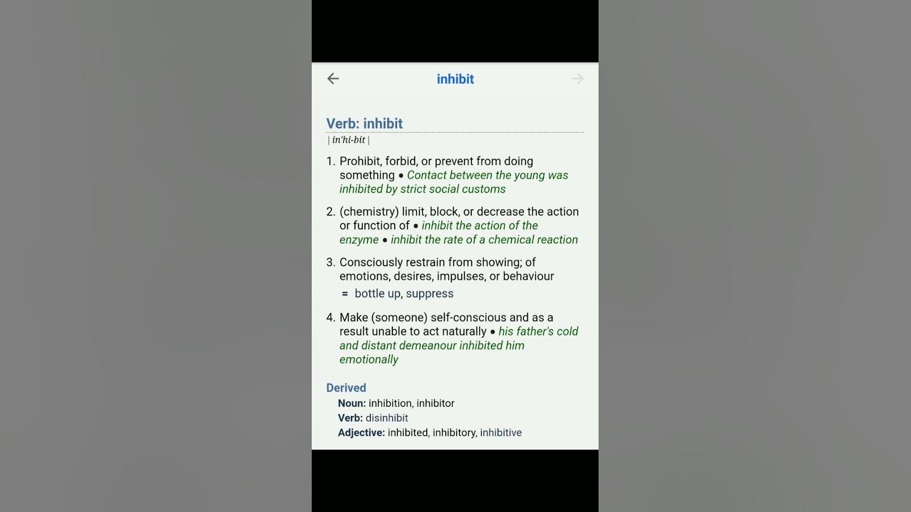 Inhibit Word Meaning Improve Your Vocabulary YouTube inhibit-word-meaning-improve-your-vocabulary-youtube