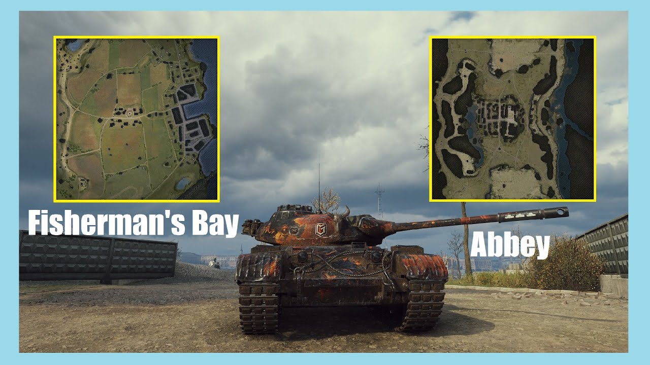 Progetto 46 ~ 🗺️ Fisherman's Bay + 📍 Abbey Maps ~ WoT ~ World of Tanks ...