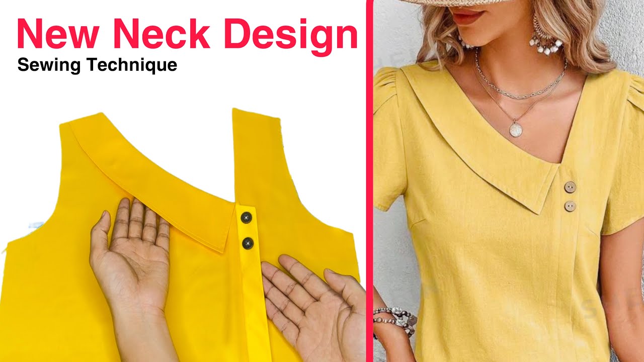 Latest Neck Design Sewing Techniques. Simple Steps for Beginners 🧵 ...