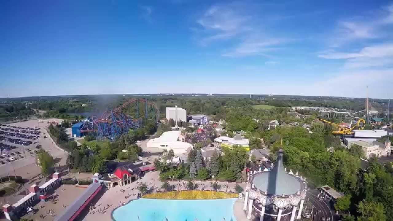 Sky Trek Tower - Six Flags Great America 2015 (HD) - YouTube
