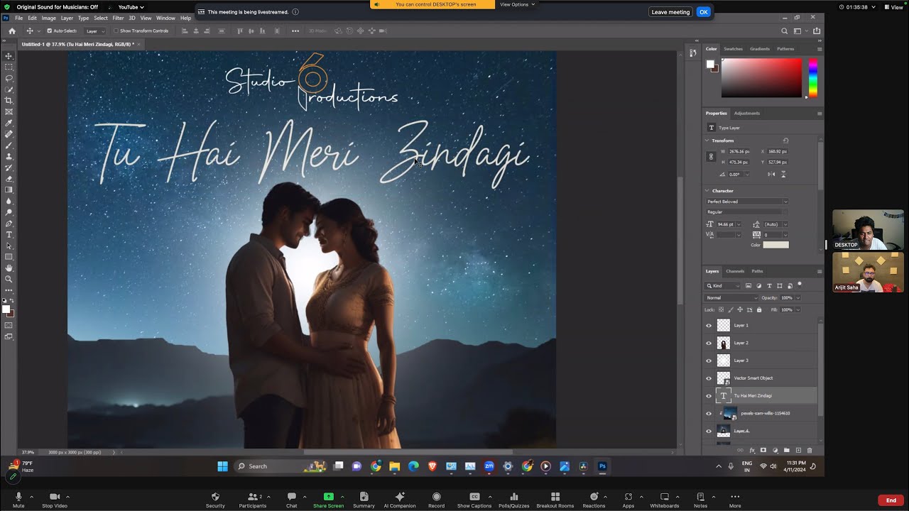 Song Poster Design - YouTube