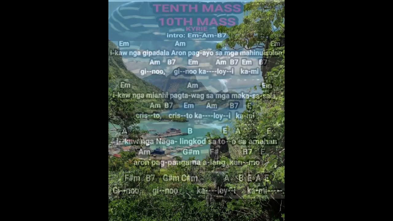 Kyrie 10th Mass| Rudy Villanueva | Guitar Chords | Buen Crisostomo | Cover - YouTube