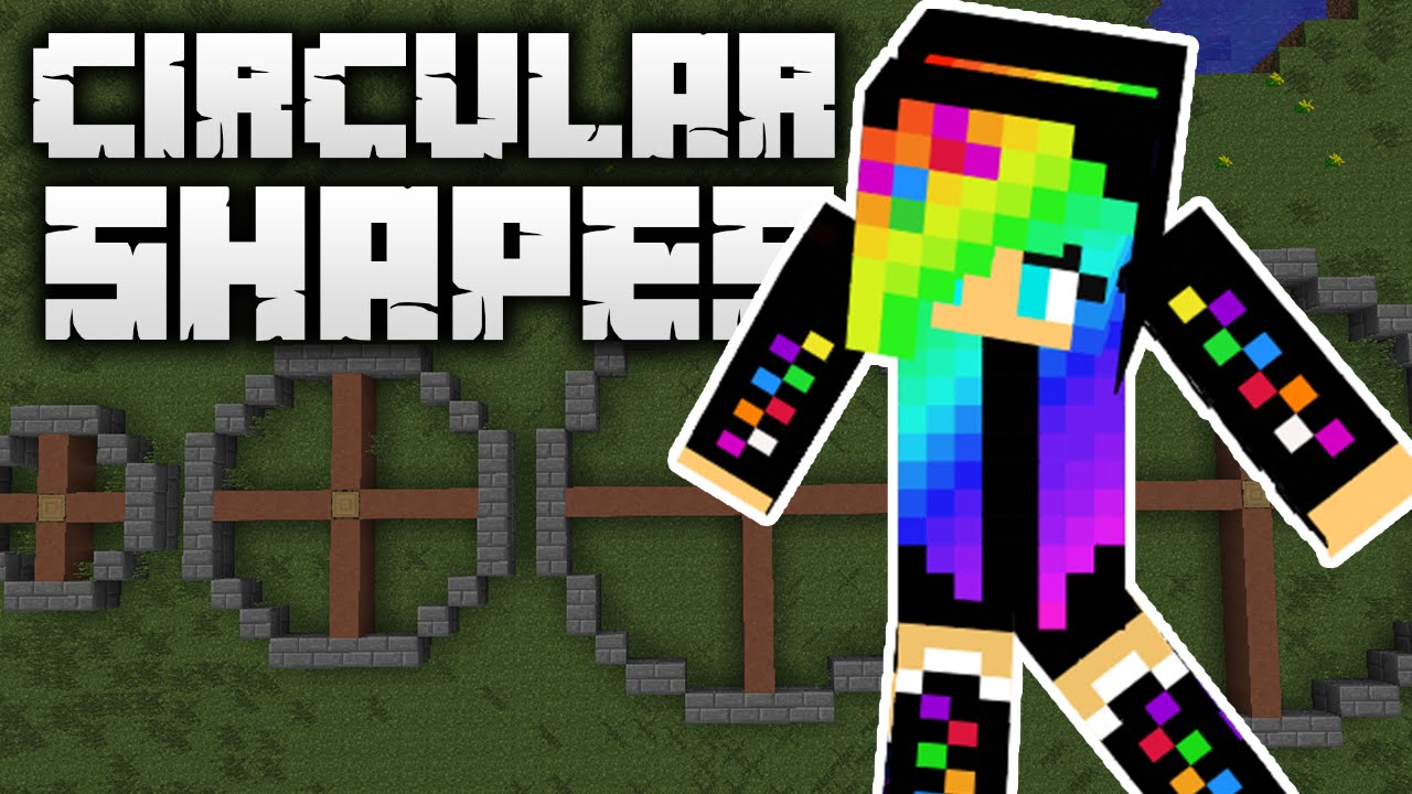 Circular Shapes in Minecraft - YouTube