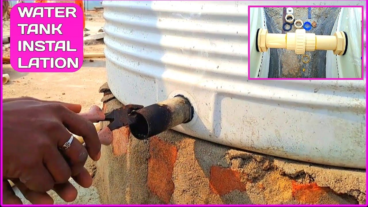 STEP WATER TANK INSTALLATION || सही वॉटर टैंक इंस्टॉलेशन!.. - YouTube