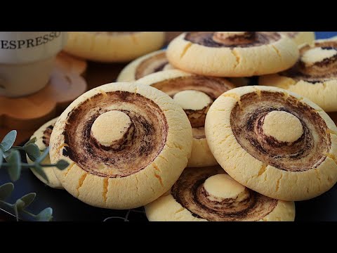 ✔️Orijinal Tarifiyle Ağızda Dağılan MANTAR KURABİYE Tarifi | Kurabiye Tarifleri