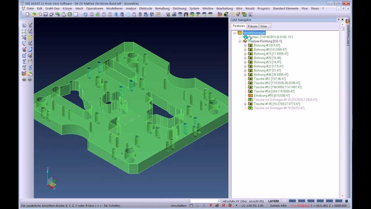 VISI Peps Wire - Produktvideo "Maschinenspezifische NC-Programme ...