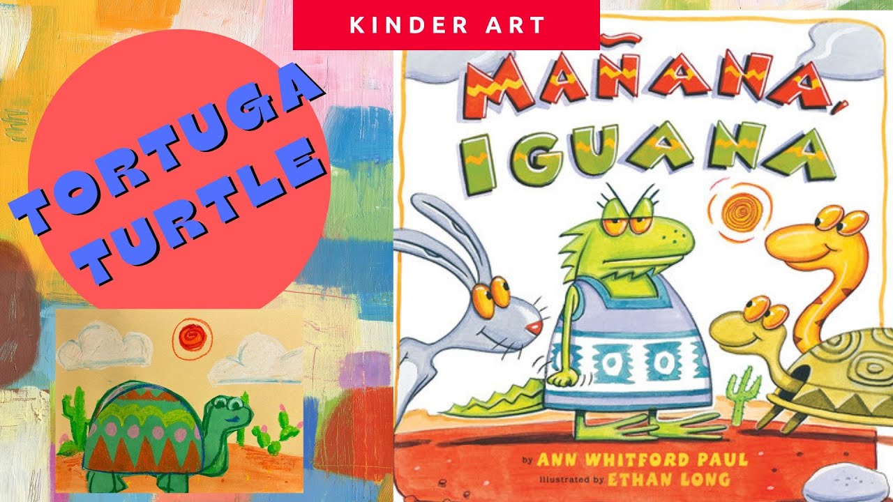 🐢 Kindergarten Art | Mañana Iguana Inspired Turtle Drawing with Shapes ...