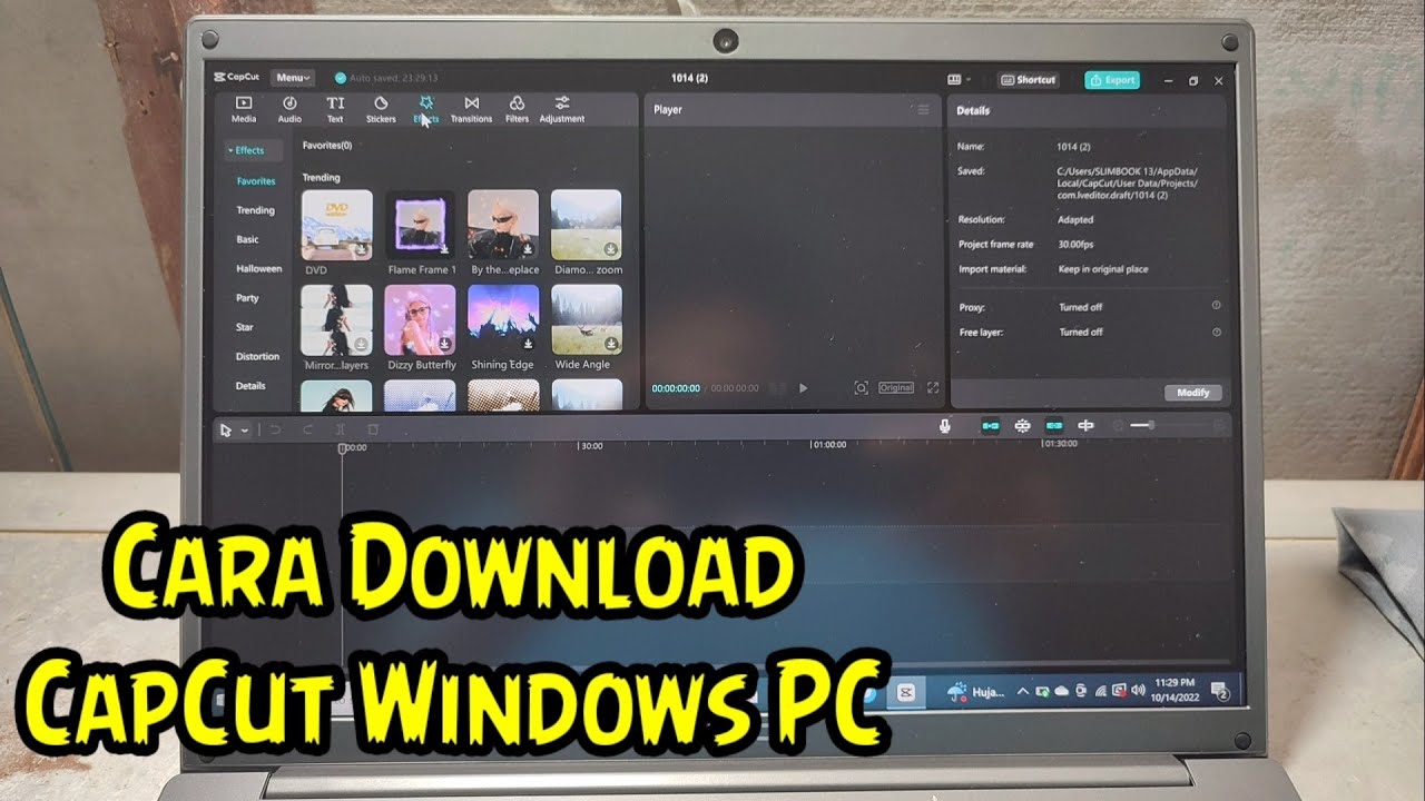 Cara Download CapCut di Windows 7 8 10 - YouTube