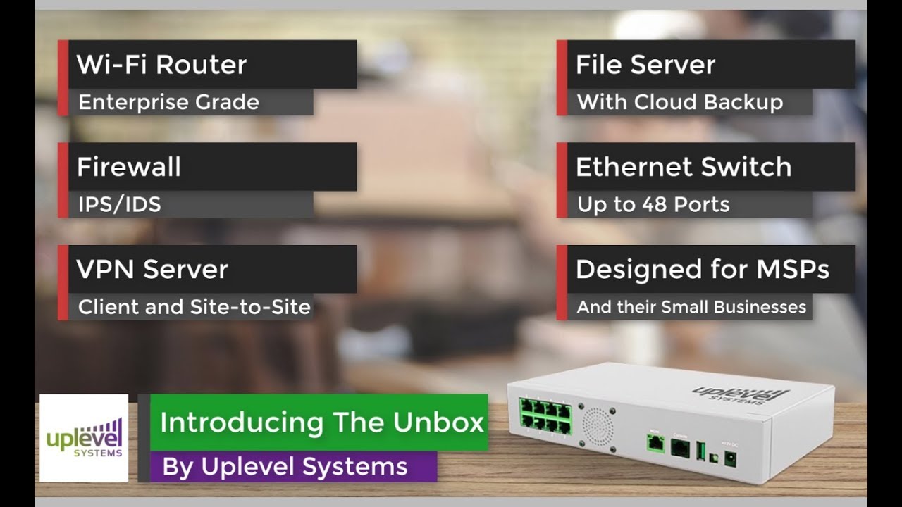 Introducing the Unbox by Uplevel Systems - YouTube