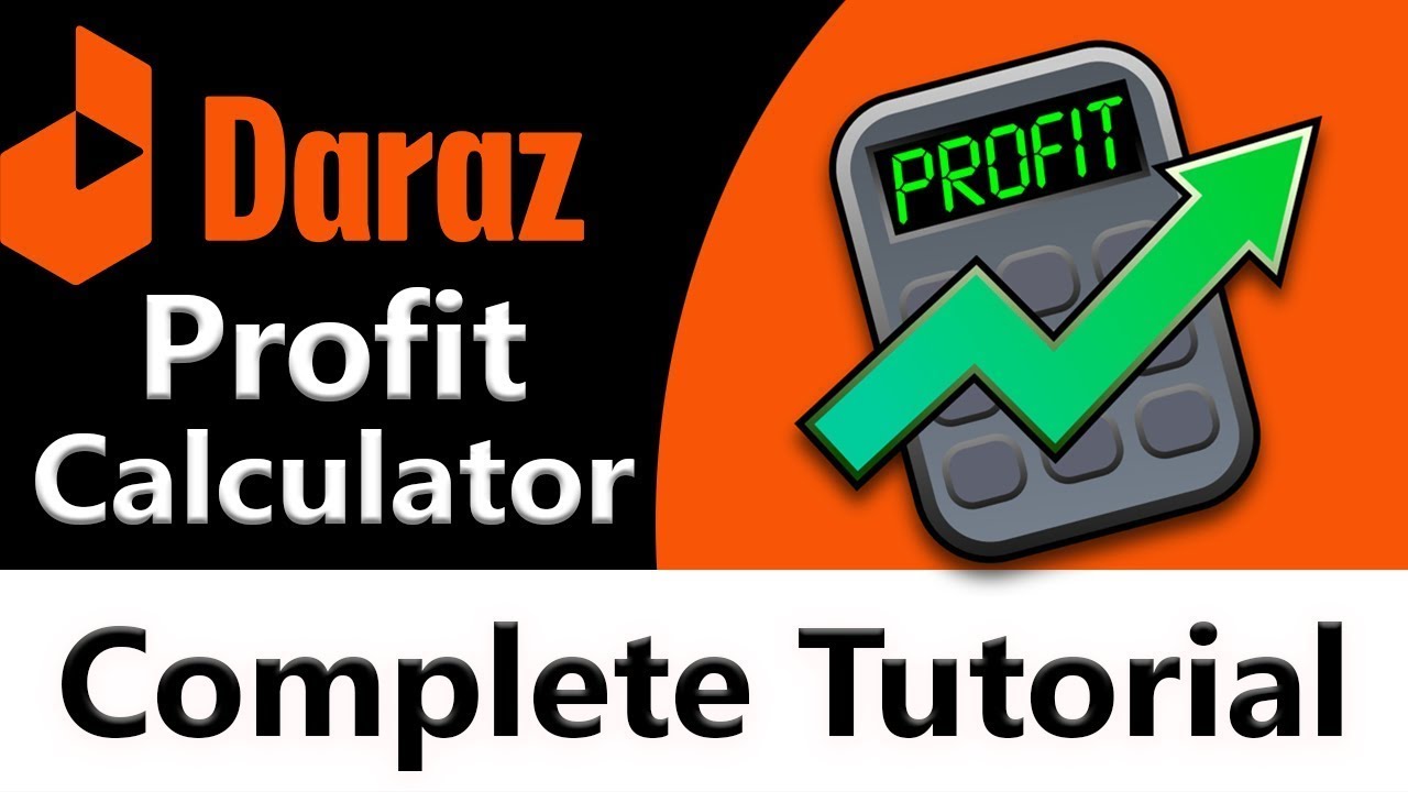 How to Calculate Daraz Profit with commission rates and Tax - YouTube