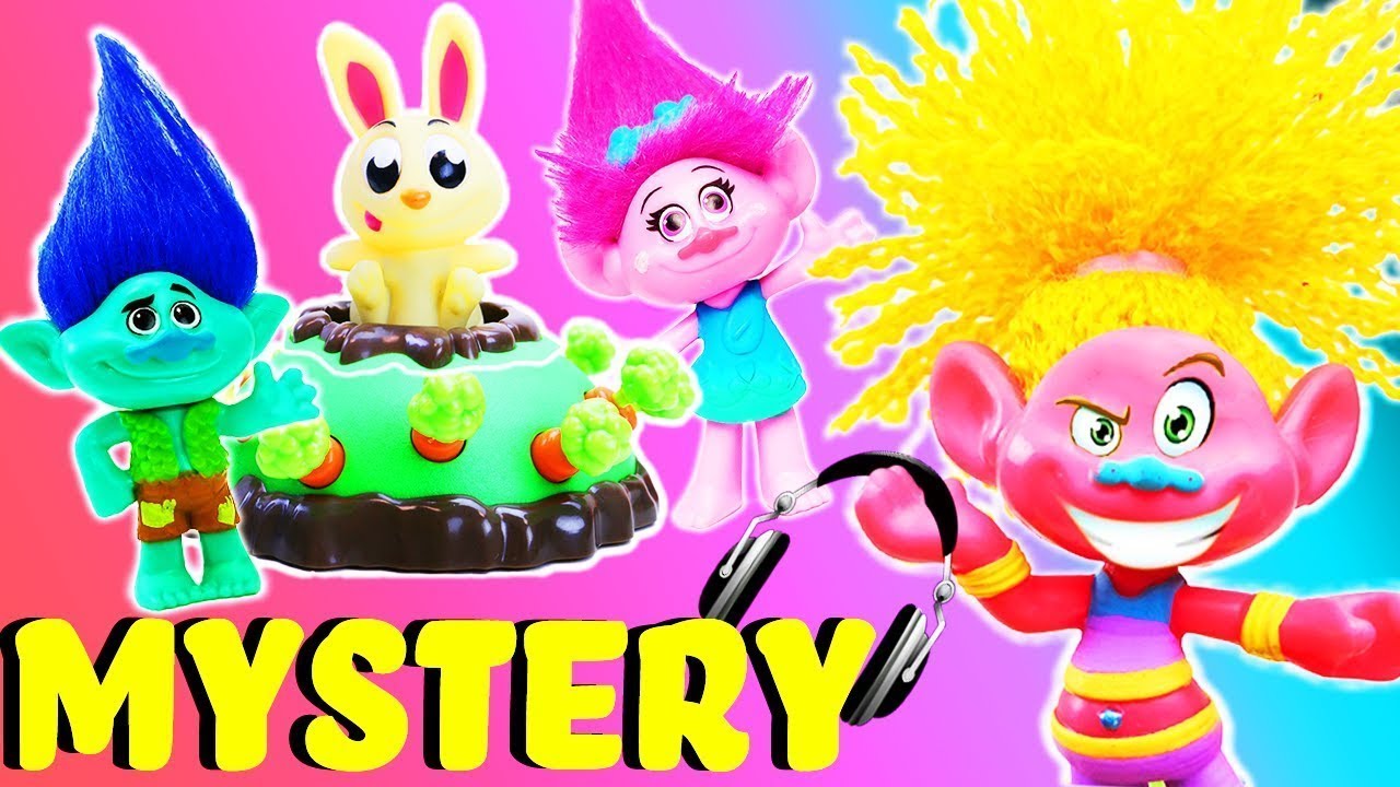 Trolls Jumping Jack Mystery Game! Poppy, Branch & DJ Suki! Learn ...