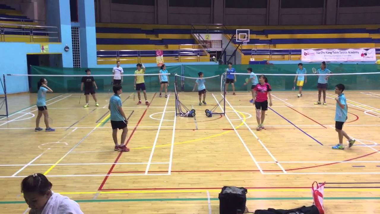 Joy badminton academy : Game 2 ( 16/08/2015 ) - YouTube