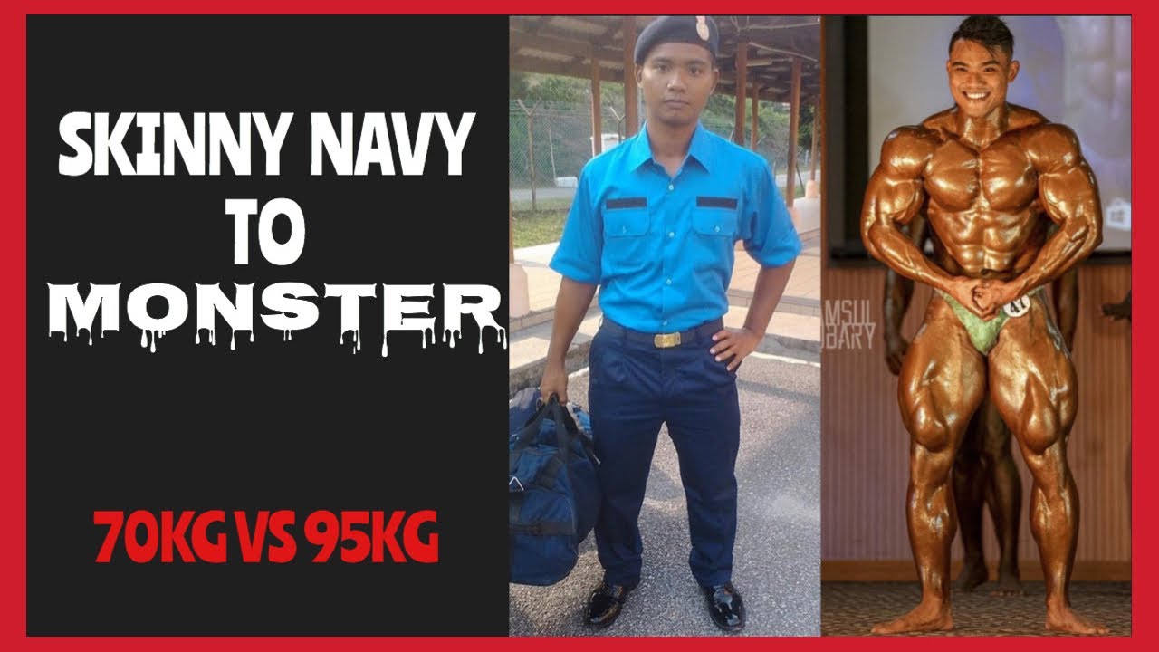 SKINNY NAVY TO MONSTER | Body Transformation - YouTube