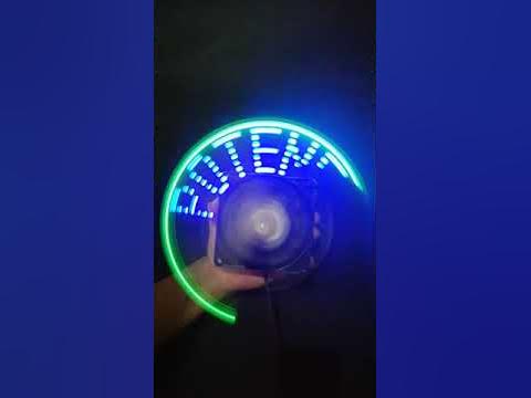 PANTALLA POV CON ARDUINO - YouTube