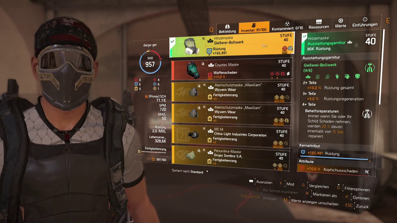 The Division 2 - Tank Build - YouTube