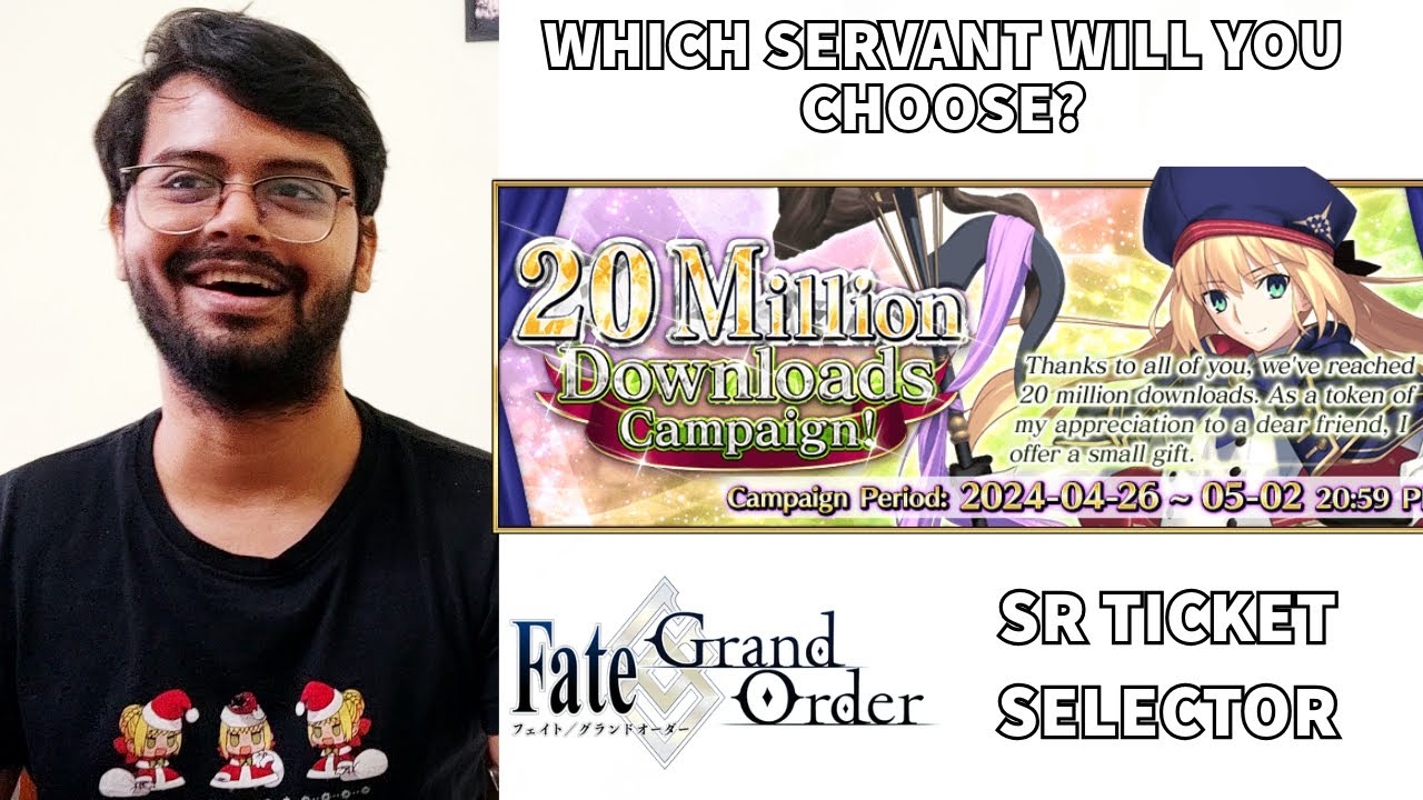 [FGO] Which SR Character Will I Choose? (20M Download Campaign) - YouTube