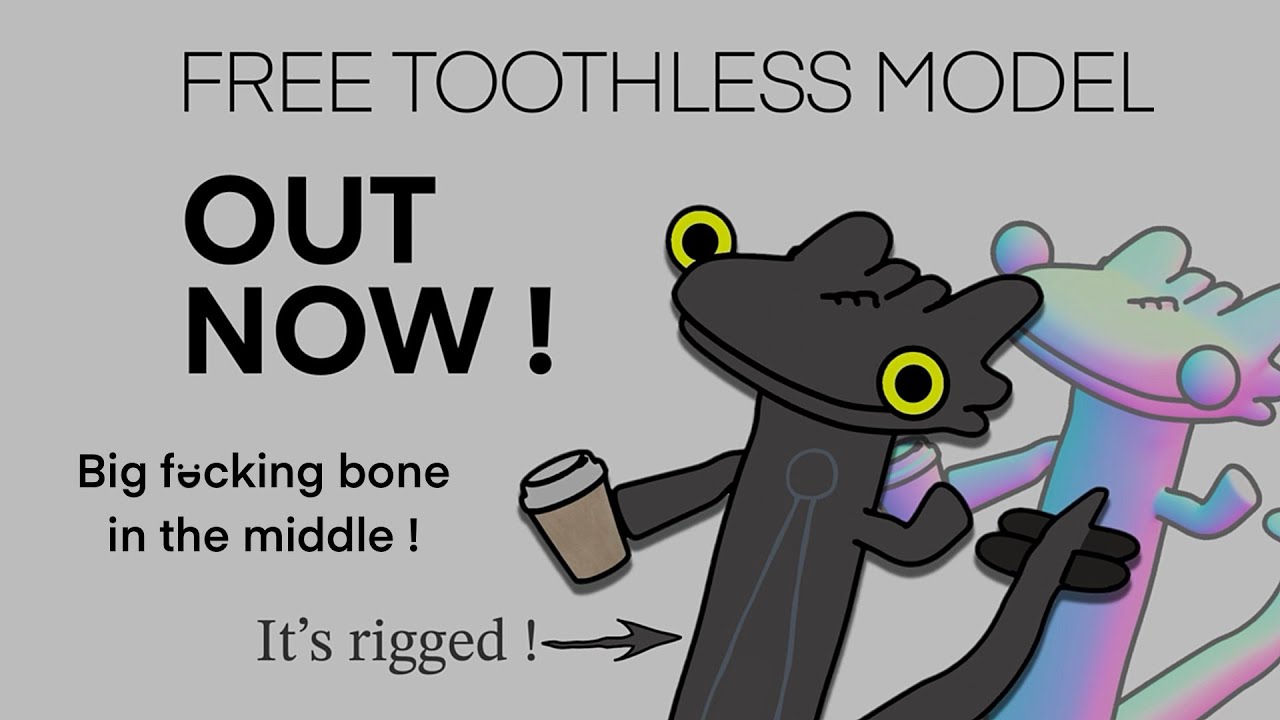 Toothless dancing to Driftvel City but it's 3D | FREE MODEL IN ...