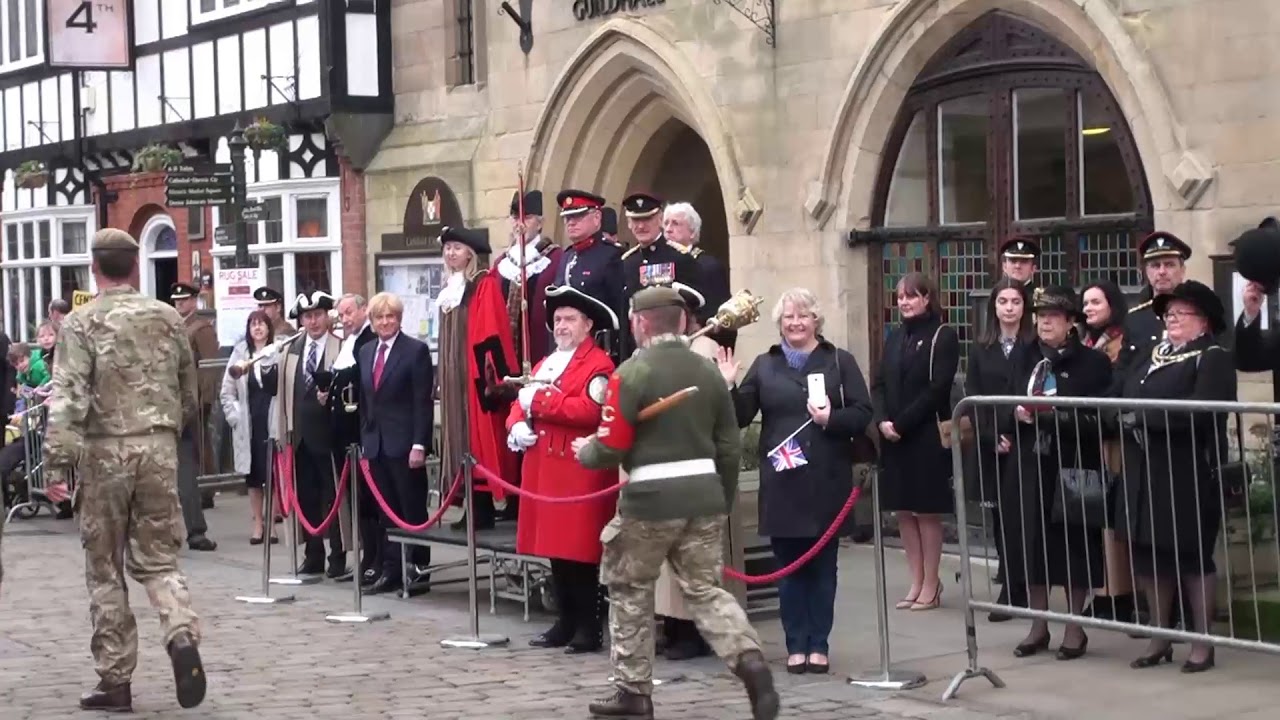 The 3rd Battalion the Mercian Regiment Staffords Parade thought the ...